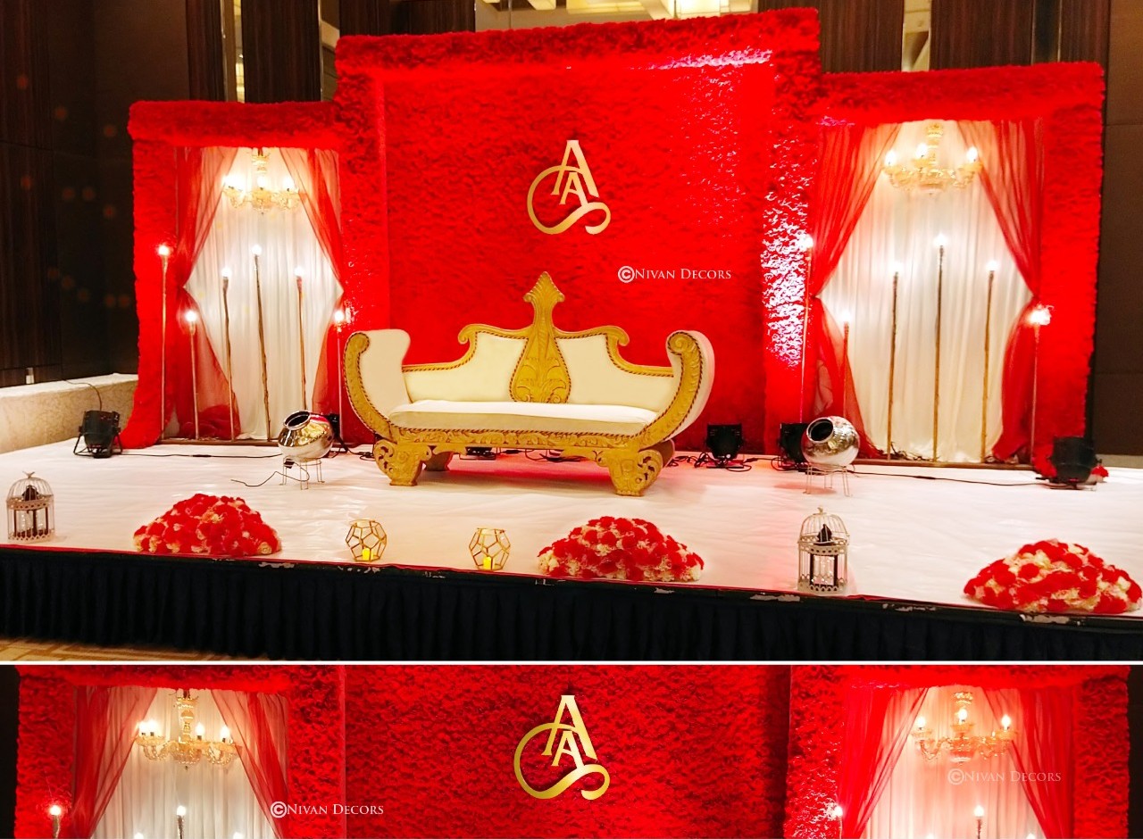 Royal red and gold wedding theme 60 photos - Astyledwedding.com